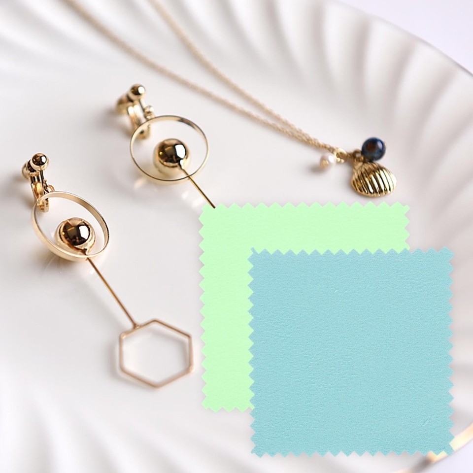 50 Pcs Polishing Cloth Jewellery Jewelery Cleaning Jewelry Cloths | eBay UK