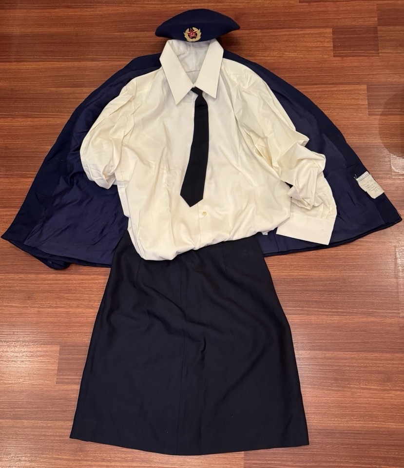 Clothes woman parade suit ensign air force soviet period Original Used ...
