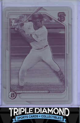 2024 Bowman Draft 1st Dakota Jordan Prospect Printing Plate #1/1 Giants ...