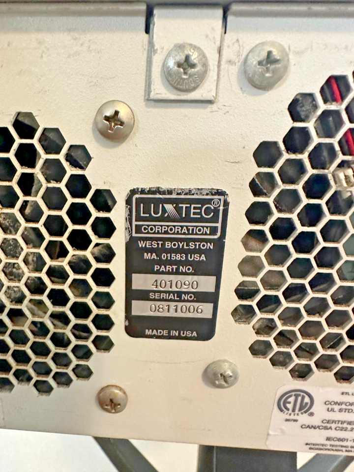 LUXTEC 9300XSP XENON INTEGRA LIGHT SOURCE SURGICAL HEADLIGHT WITH ...