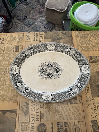 Belleek First Period First Black Mark Platter A/F | eBay