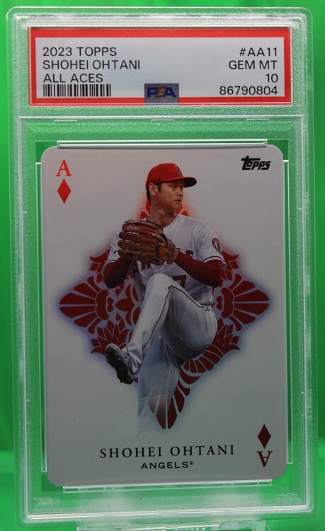 2023 Topps Series 1 All Aces #AA-11 Shohei Ohtani PSA 10 GEM 💎 MINT LA ...