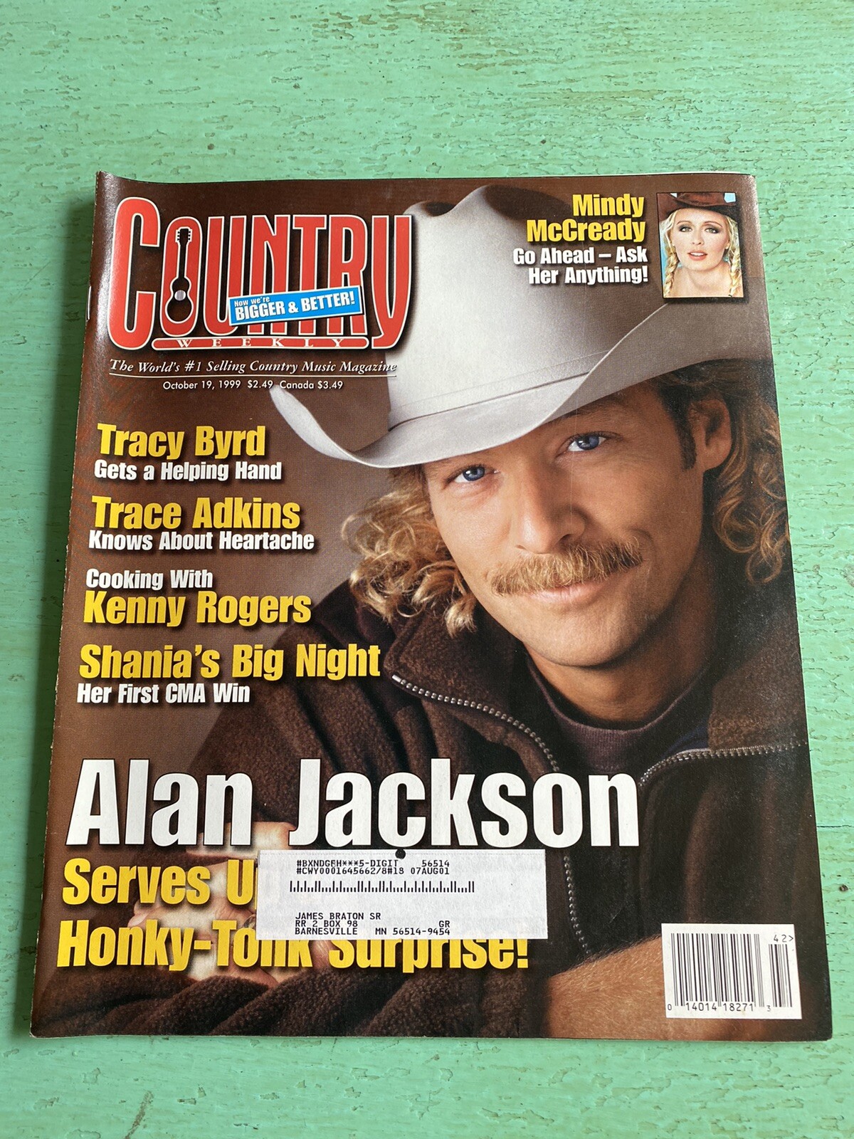 Vintage Country Music Weekly Magazine October 1999 Alan Jackson ...
