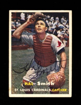 1957 TOPPS HAL SMITH #111 CARDINALS SIGNED AUTOGRAPH VINTAGE | eBay