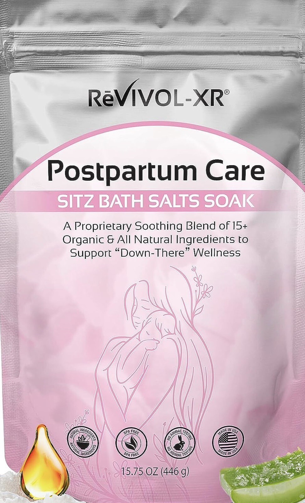 Sitz Bath Mix for Postpartum Care Soak 20 Ingredients 1 Potent Pouch | eBay