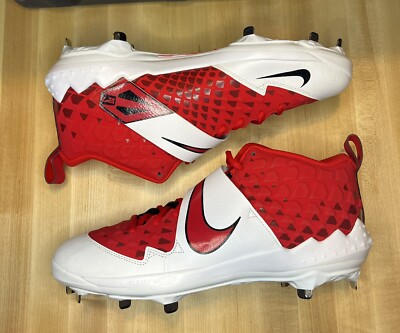 Nike Men Force Air Trout 6 Pro Baseball Red White Cleats AR9815