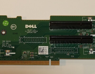 ※Modified Slots for GPU※ Dell MX843 Riser 2 ~ PowerEdge R710 ...
