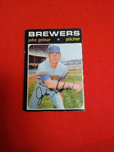 1971 TOPPS - JOHN GELNAR - #604 - MILWAUKEE BREWERS | eBay