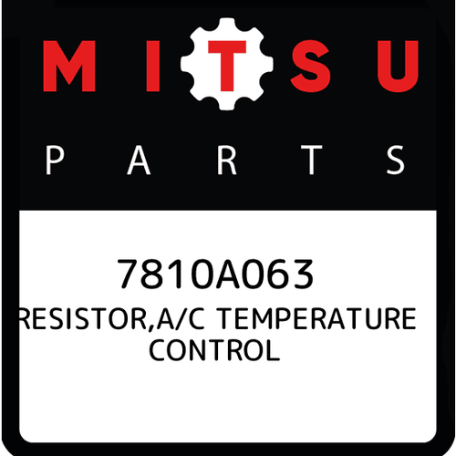 7810A063 Mitsubishi Resistor,a/c temperature control 7810A063, New ...
