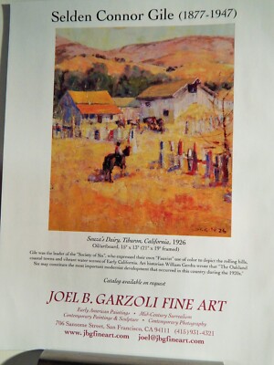 SELDEN CONNOR GILE ART PIECE VTG ORIG 2023 ADVERTISEMENT | eBay