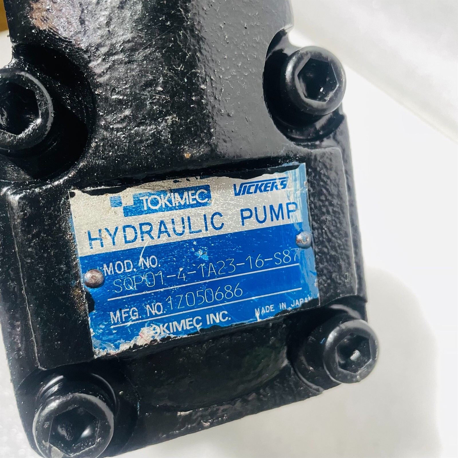 Tokimec Vickers SQP01-4-1A23-16-S87 Hydraulic Vane Pump | eBay