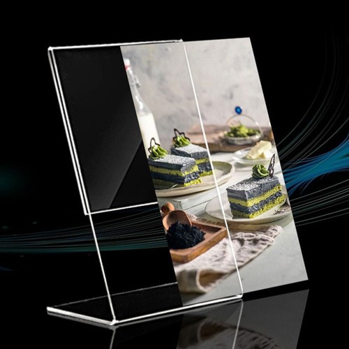 Acrylic Photo Frame Pulling & Drawing Payment Card Rack Picture Display ...