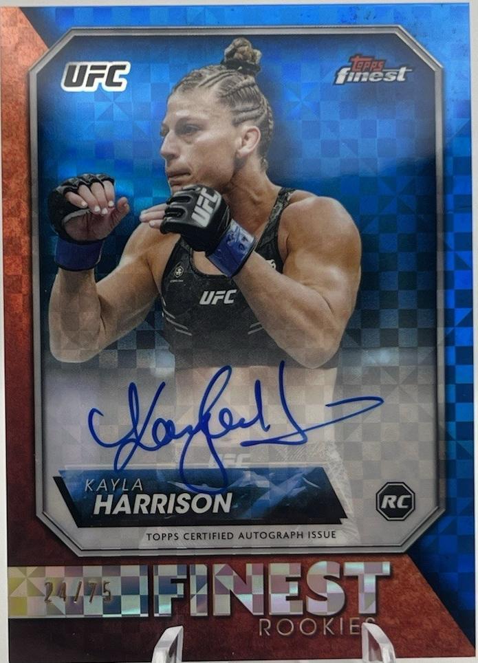 2024 Topps Finest UFC - Rookie Finest Autographs Kayla Harrison #RFA-KH ...