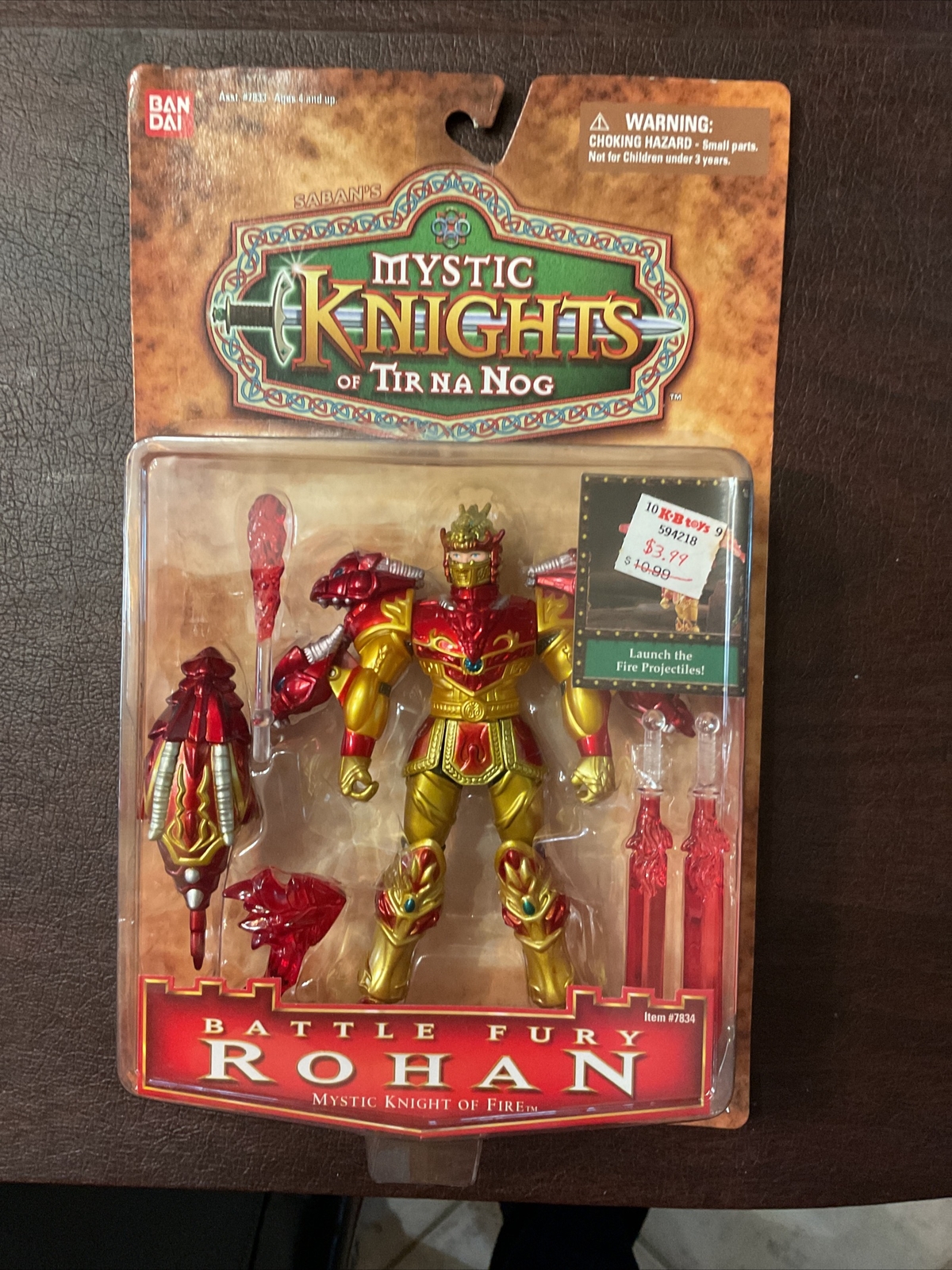 Mystic Knights of Tir NA Nog Battle Fury Rohan Fire 6" Figure Bandai ...