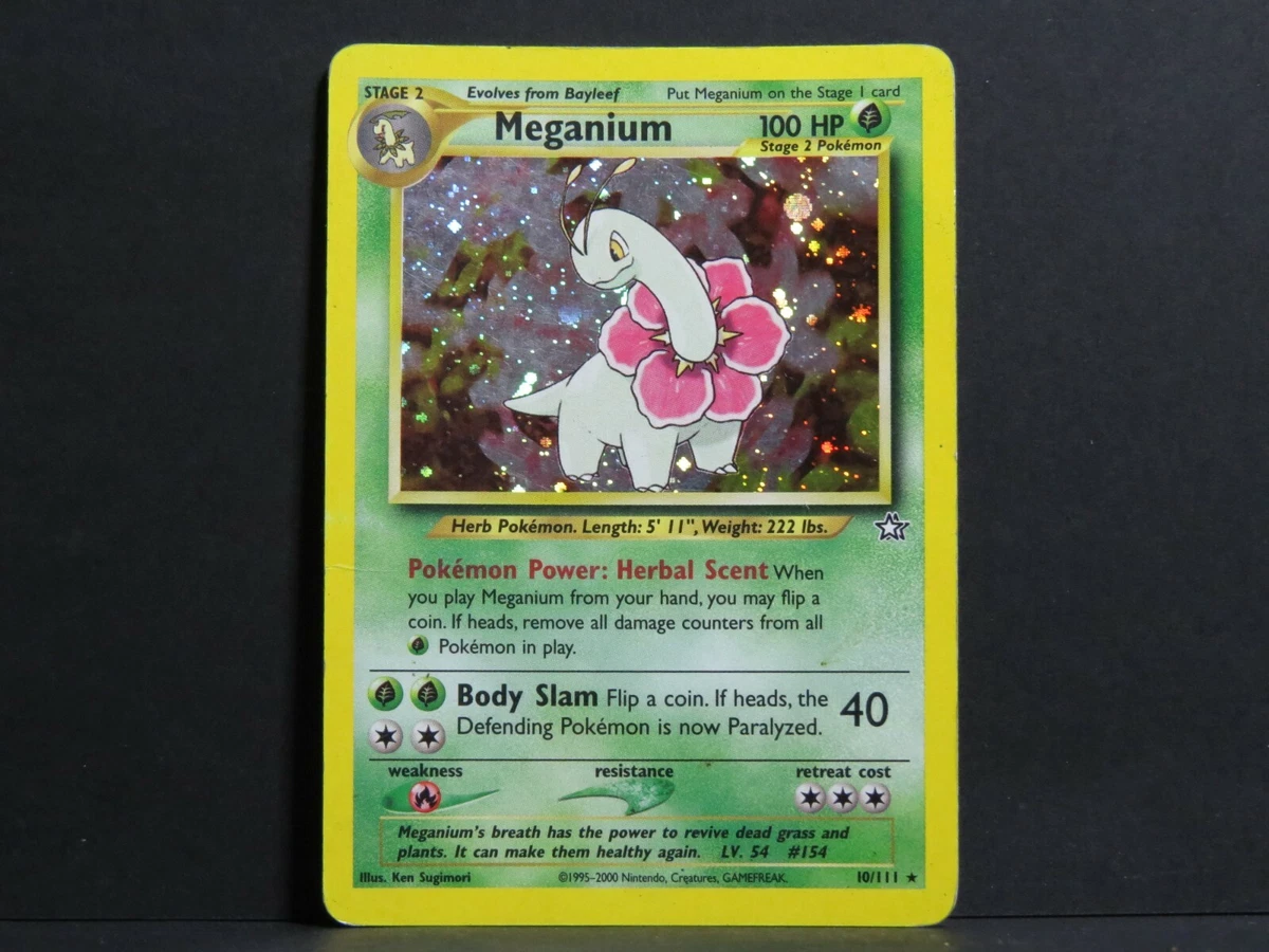 Pokemon Meganium Card