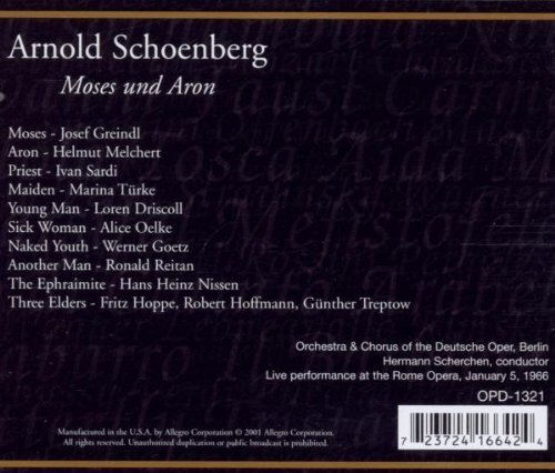 Orchestra & Chorus of the Deutsche Oper,Berlin Moses und Aron (CD) | eBay