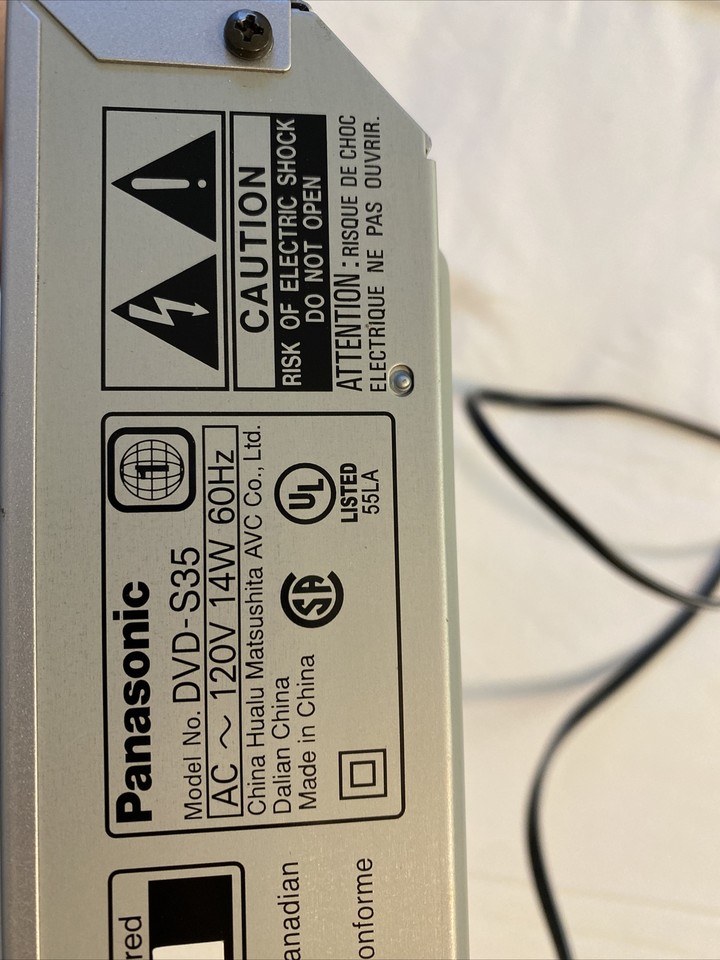 Panasonic DVD-S35 DVD Player 72874309527 | eBay