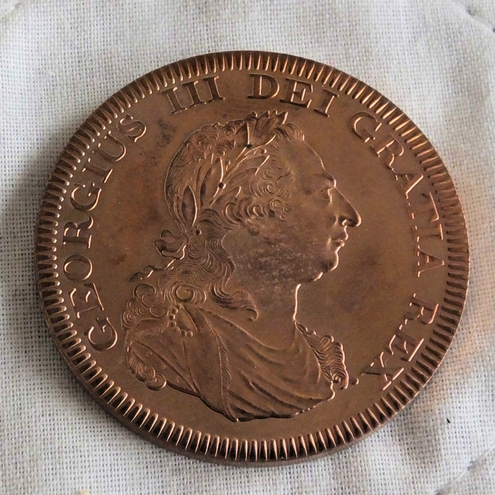 IRELAND GEORGE III 1808 COPPER PROOF PATTERN CROWN - coa | eBay UK