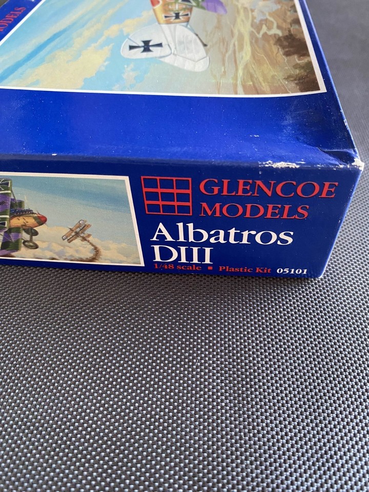 Glencoe Models 1/48th Scale Albatros DIII Model Kit No. 5101 | eBay