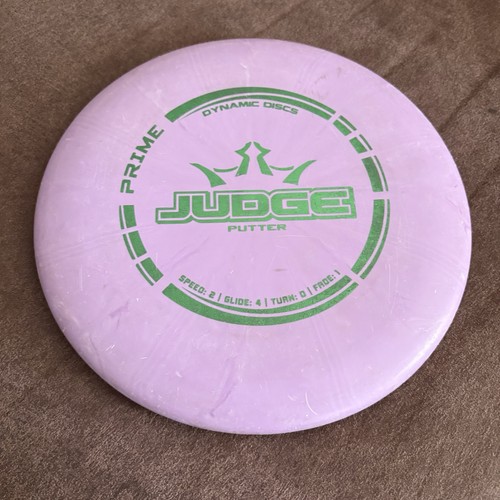 Dynamic Discs Prime Judge - 176g Used Disc Golf Putter - Purple | eBay