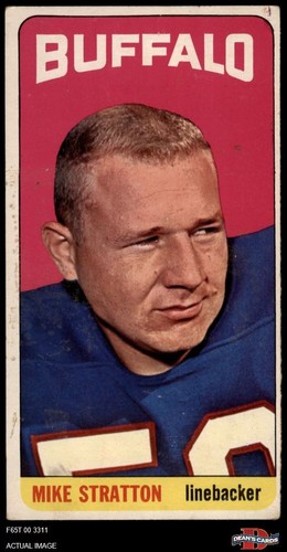 1965 Topps #42 Mike Stratton Bills SHORT-PRINT Tennessee 2 - GOOD | eBay