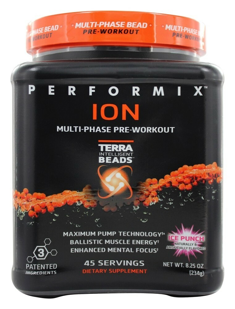 PERFORMIX ION *DISCONTINUED* PreWorkout & Pump, 45 servings, Fruit ...