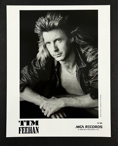 1990 Tim Feehan Canadian Singer Songwriter Producer Mixer Vintage Promo ...