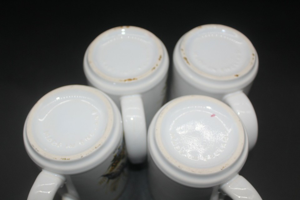 Vintage Game Bird Mugs Pheasant, Mallard, Quail & Duck Made in England ...