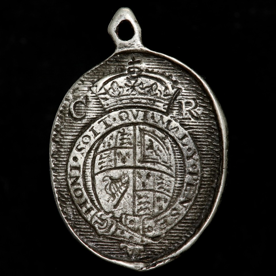 Charles II, 1660-85. Silver Royalist Supporters' Badge, c.1650's. | eBay UK