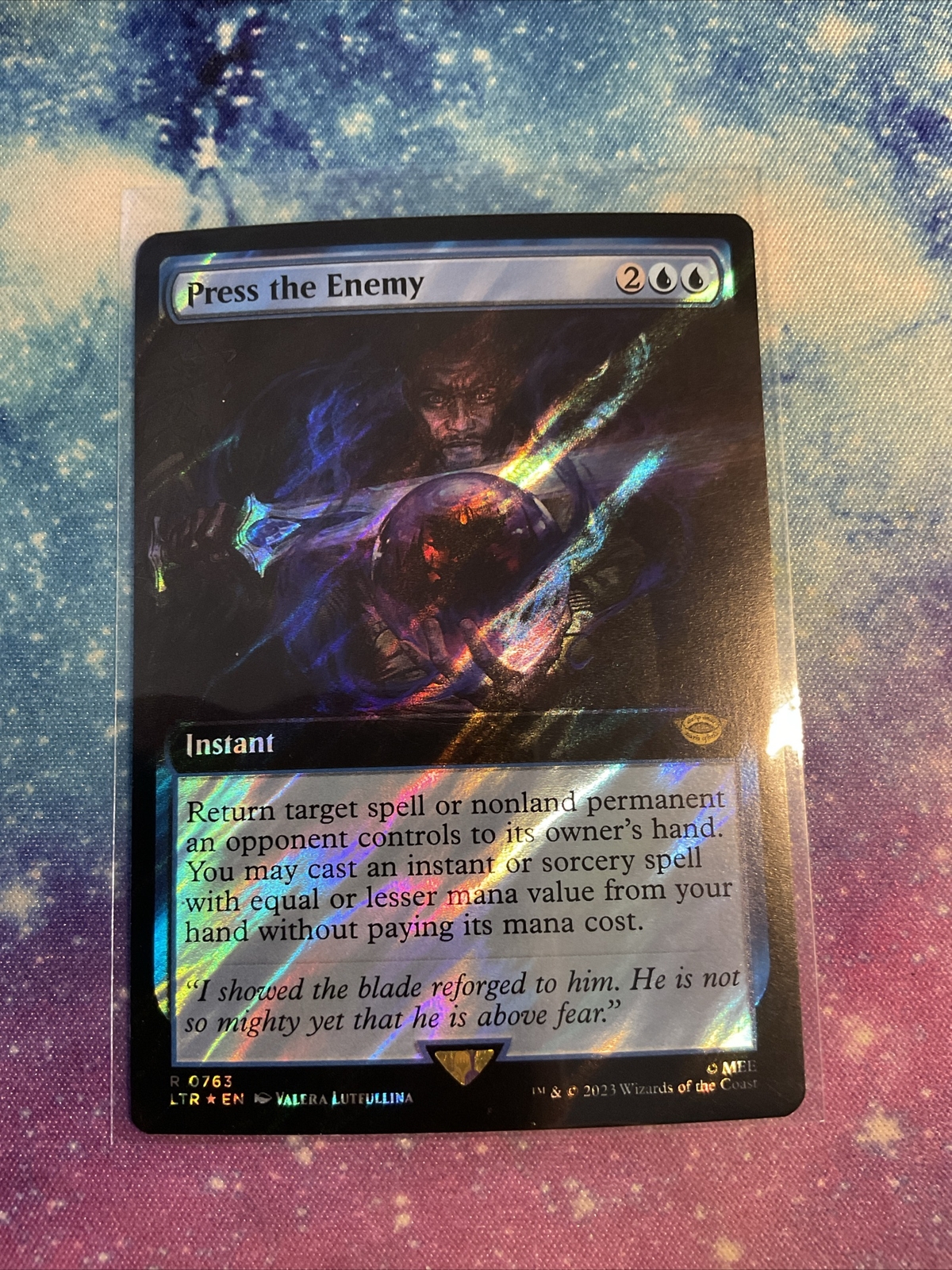 Press the Enemy Extended Art Surge Foil - LTR 0763 - NM - MTG Magic | eBay