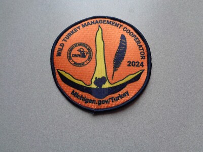 2024 NWTF MICHIGAN SUCCESSFUL DNR TURKEY HUNTING PATCH - DEER - BEAR ...