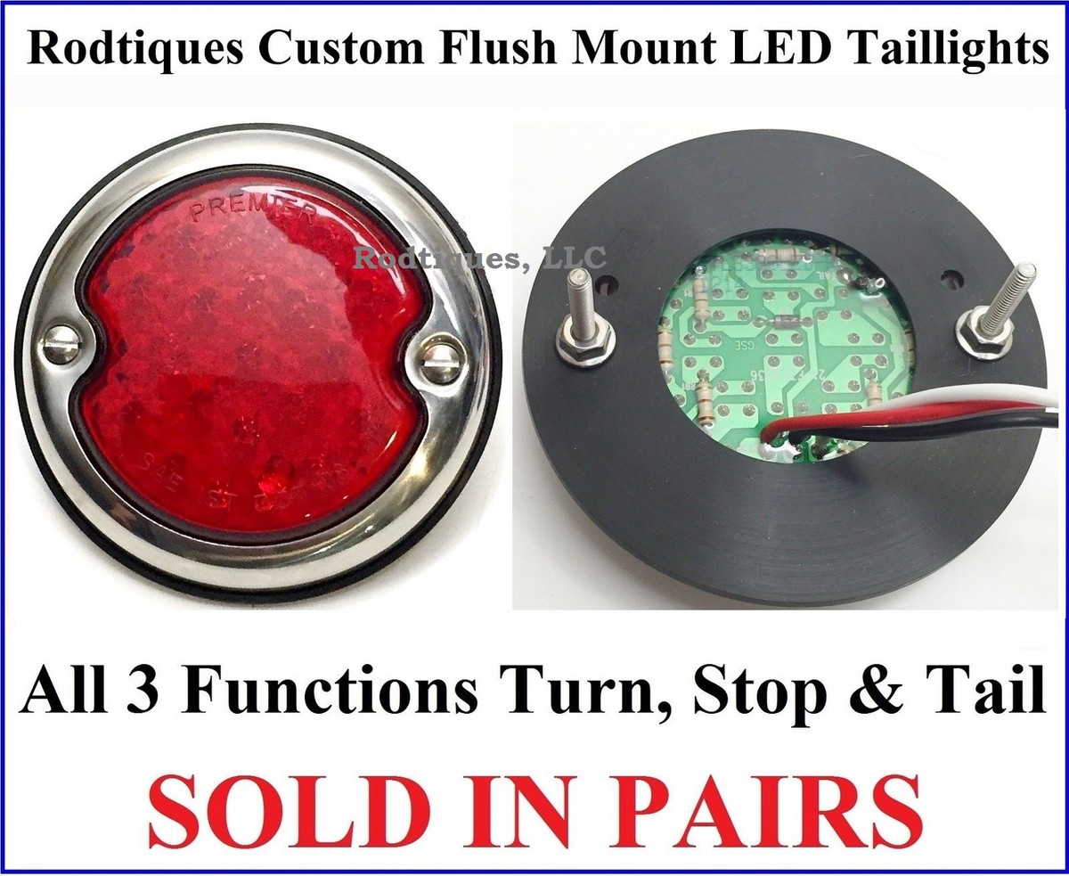Flush Mount Led Tail Lights For Hot Rods LED Brake Lights | Order
