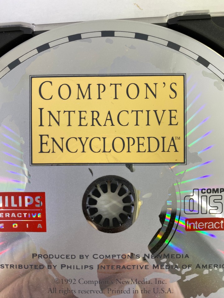 Comptons Interactive Encyclopedia Phillips CD-i Complete in Case | eBay