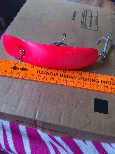 Orange Fishing Lure Helin’s Flatfish T60 | eBay