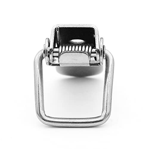 4 Pcs Spring Loaded Toggle Latch Stainless Steel Hasp Clamp Clip with ...