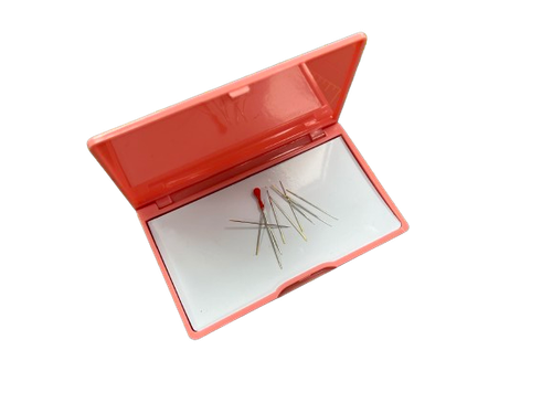 Magnetic Pin Holder/Storage/Pin Cushion/Box - Red, Blue, Green | eBay