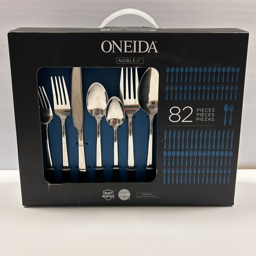 Oneida "NOBLE II" NEW Flatware Set 18/0 Stainless Steel 16 Place ...