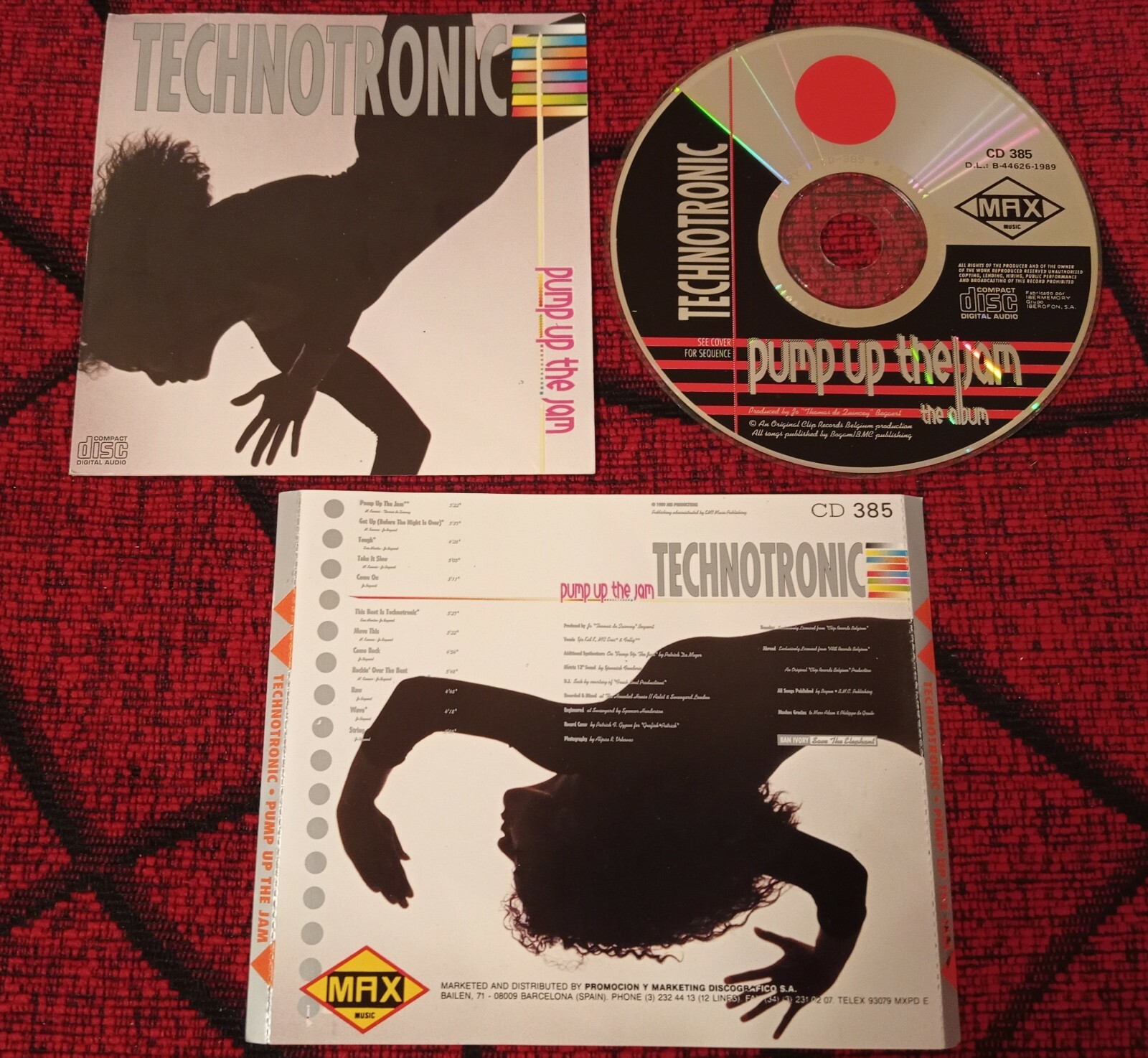 TECHNOTRONIC ** Pump Up The Jam - The Album ** ORIGINAL 1989 SPAIN CD | eBay
