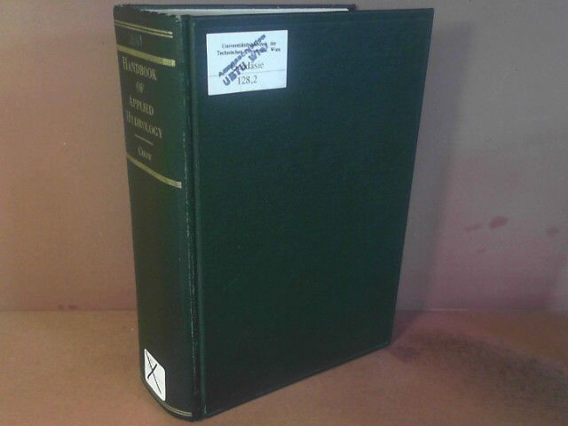 Handbook of Applied Hydrology. A Compendium of Water-resources ...