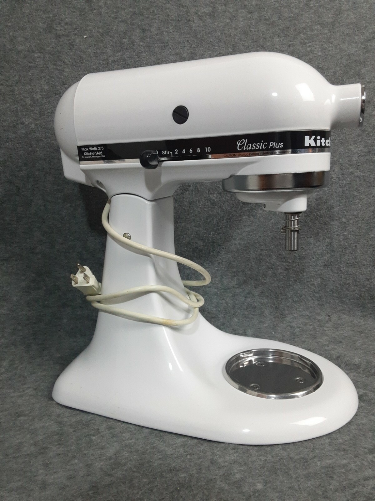 KitchenAid Classic Plus KSM75WH 4.5qt Tilt-Head Stand Mixer - White ...