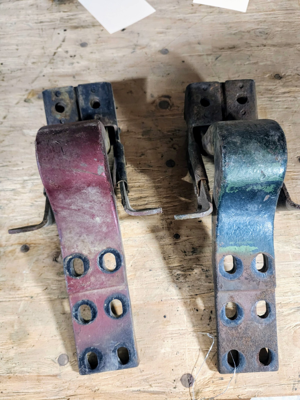 63-67 C2 Corvette Door Hinge SET Pair NICE Random Color OEM Upper or ...