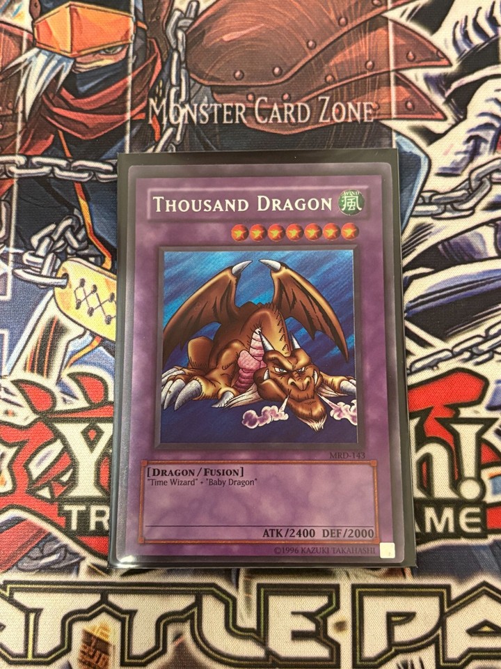 Yugioh Thousand Dragon MRD-143 Secret Rare Unlimited LP FOIL BLEED | eBay
