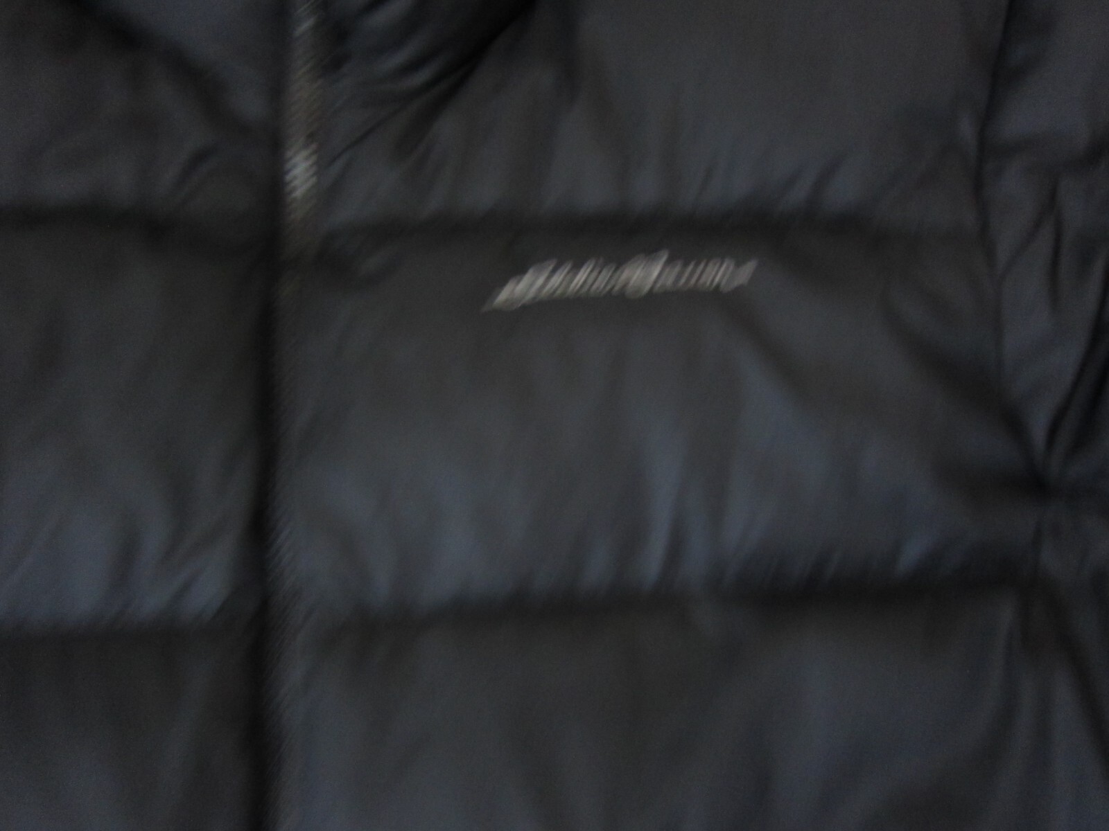 Eddie Bauer Jacket Adult Large Black Goose Down Puffer EB 650 Coat Mens ...