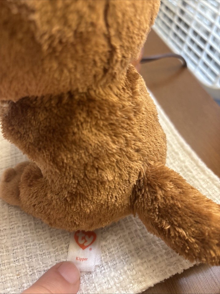 TYSilk Beanie Boos Kipper Kangaroo Baby Roo Joey 6" Glitter Eyes Plush ...