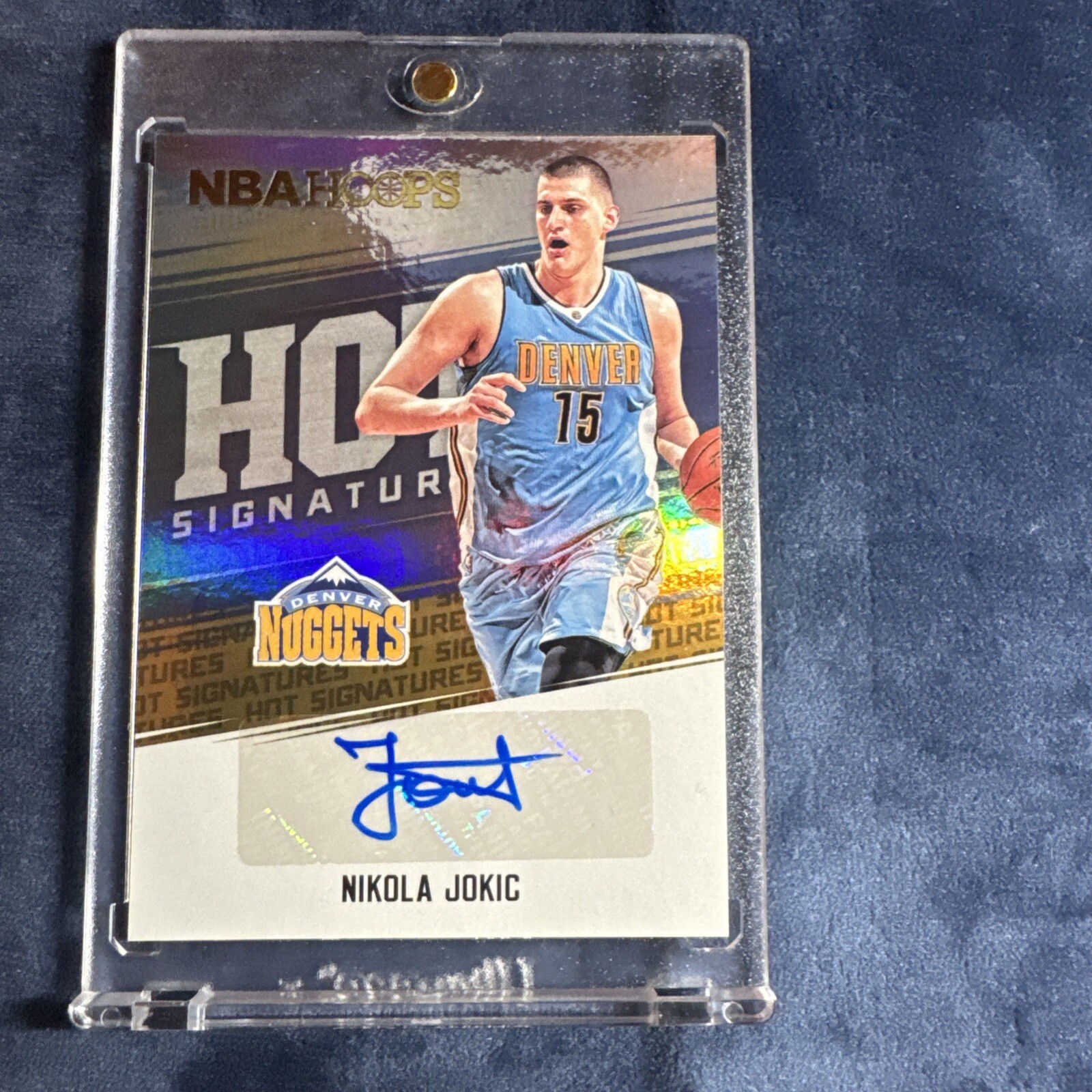 2017-18 Panini NBA Hoops Nikola Jokic Hot Signatures Auto | eBay