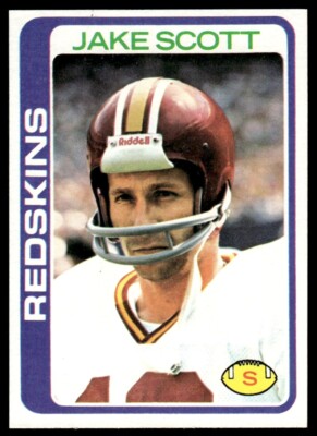 1978 TOPPS JAKE SCOTT K WASHINGTON REDSKINS #317 | eBay