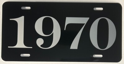 1970 Year Metal License Plate Fits Cuda Challenger Chevelle Mustang ...