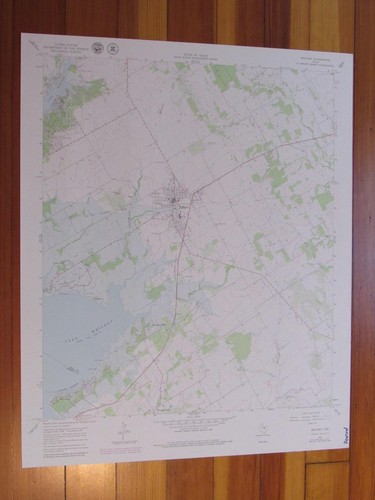 Whitney Texas 1979 Original Vintage USGS Topo Map | eBay
