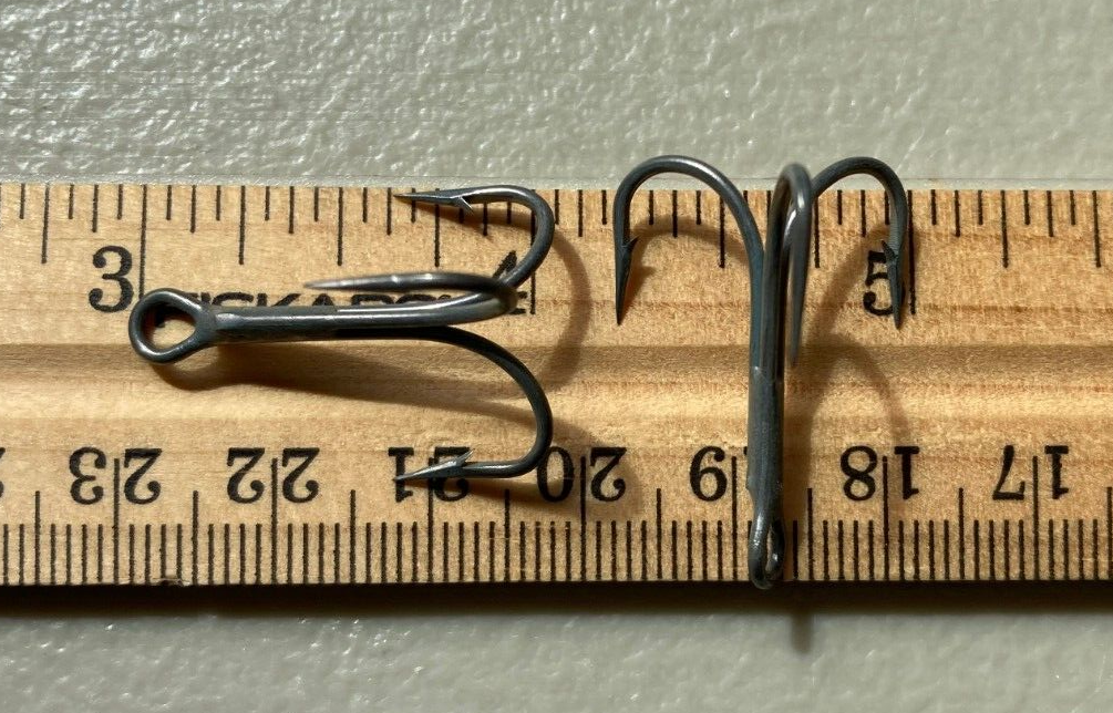 30 Eagle Claw FL7974 Size 2 teflon 2X strong Treble Hooks | eBay