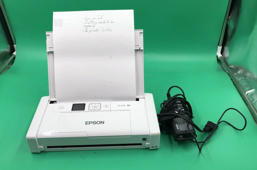 Epson WorkForce EC-C110 Wireless Mobile Color Printer W/Power Adapter ...